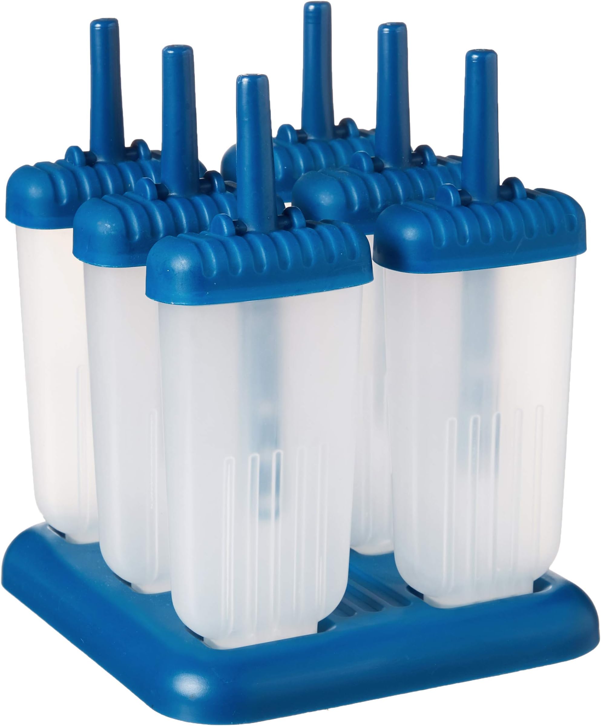 Amazon.com: 8 pack - Frozen Ice Popsicle Mold Set with Slurping Straw ...