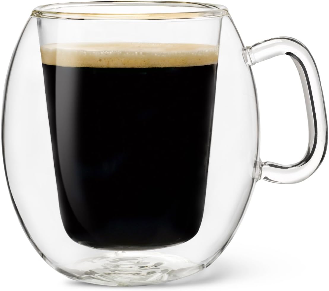 Amazon.com | Luigi Bormioli Thermic Suprimo Coffee Mug, 10-1/4-Ounce ...