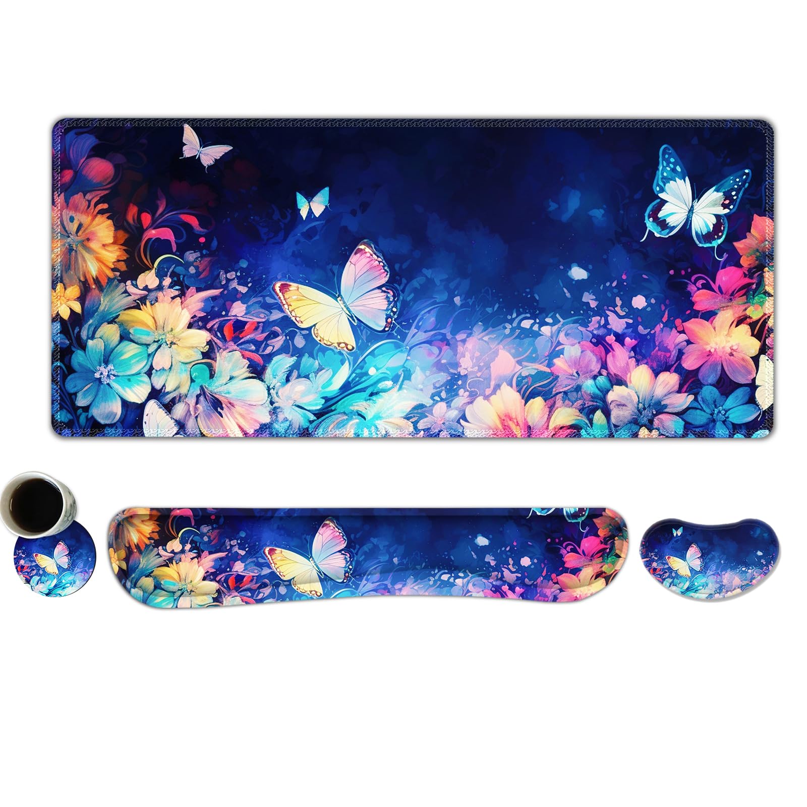 Amazon.com : DINKY Keyboard Mouse Pad Set, Large Gaming Mousepad ...