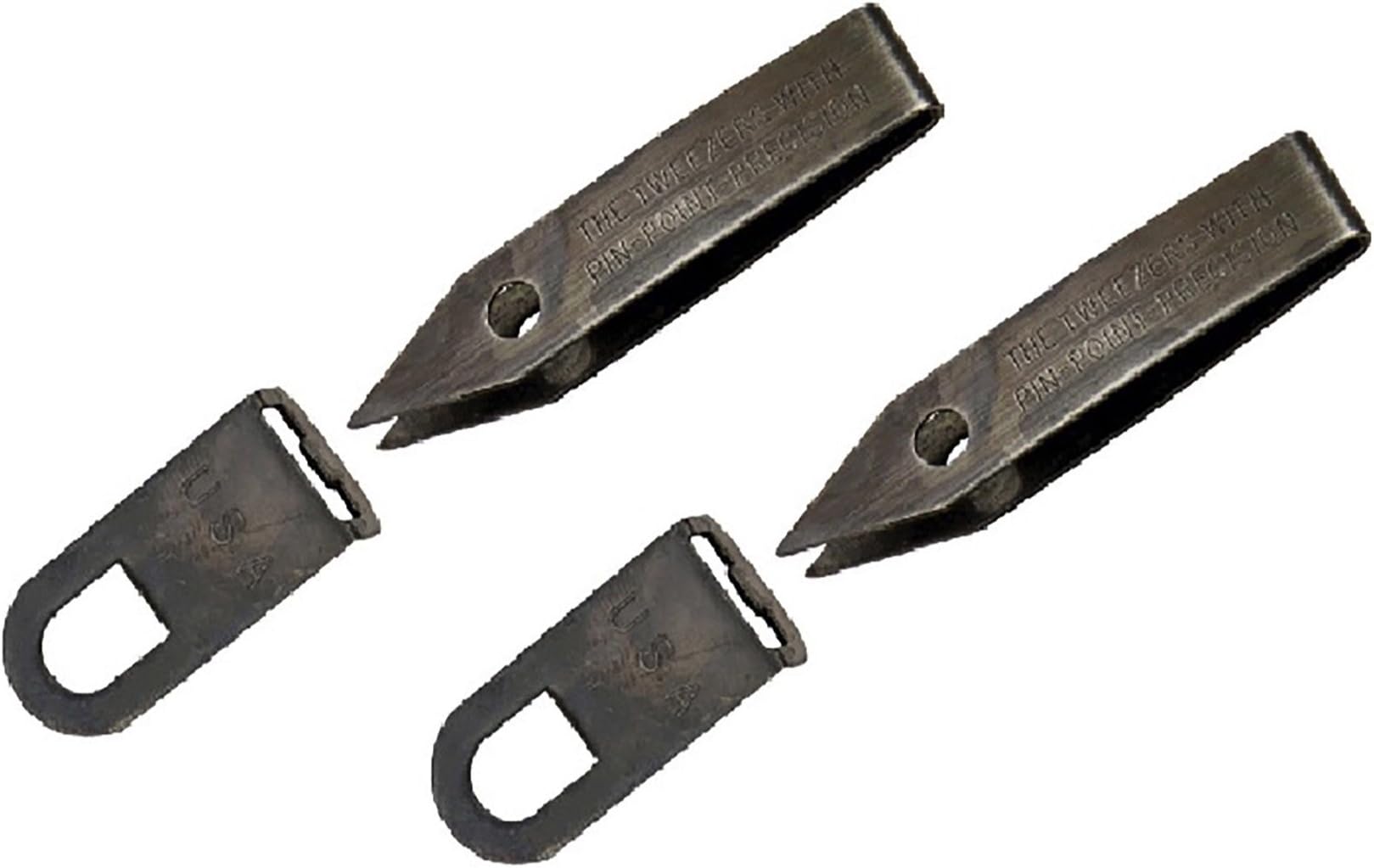 Amazon.com : Uncle Bill's Sliver Gripper Tweezers Black Oxide Steel w ...