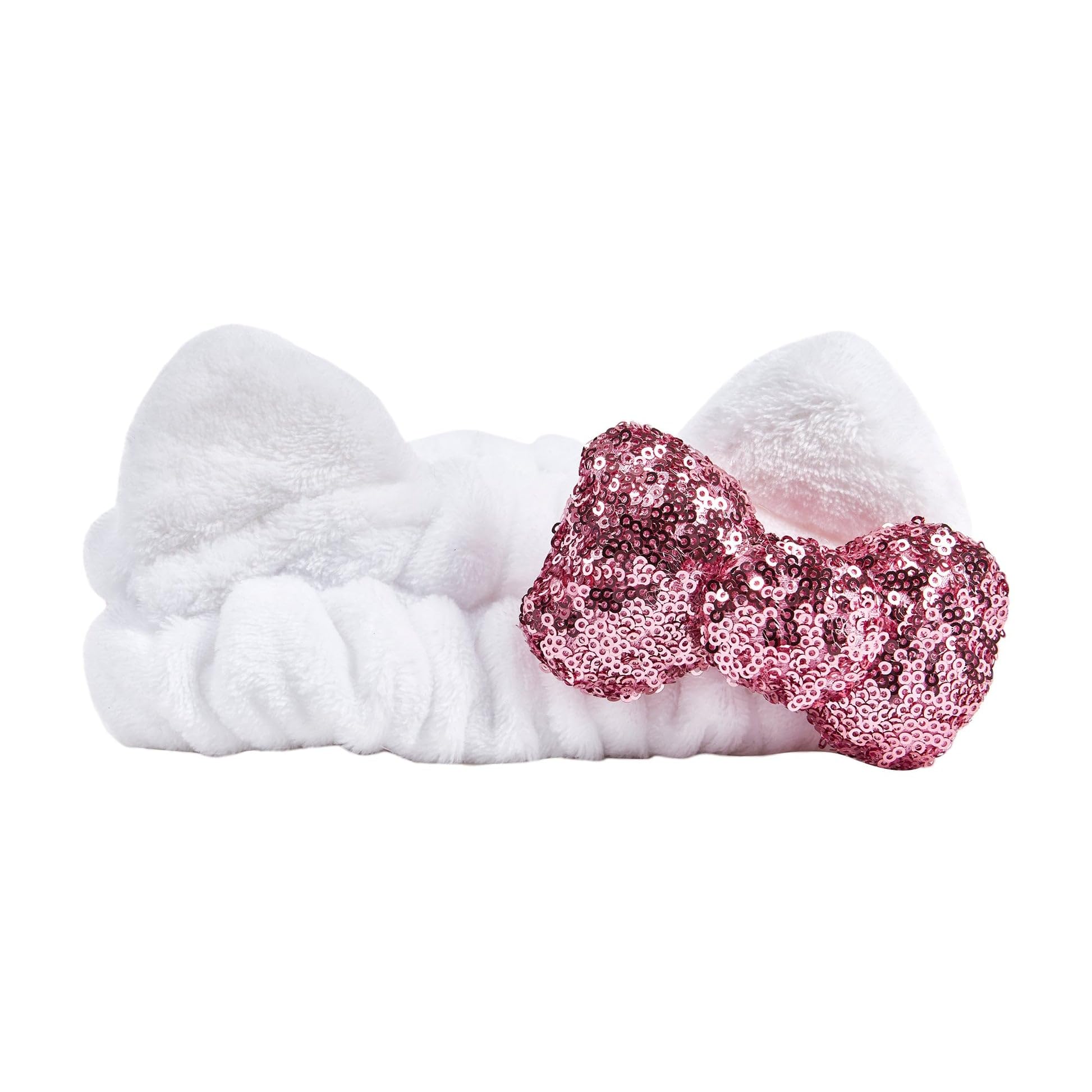 Amazon.com : the Crème shop x Hello Kitty's Plush Spa Headband Sparkle ...