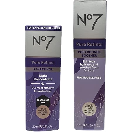 Amazon.com: No7 Pure Retinol 1% Retinol Night Concentrate - Anti ...