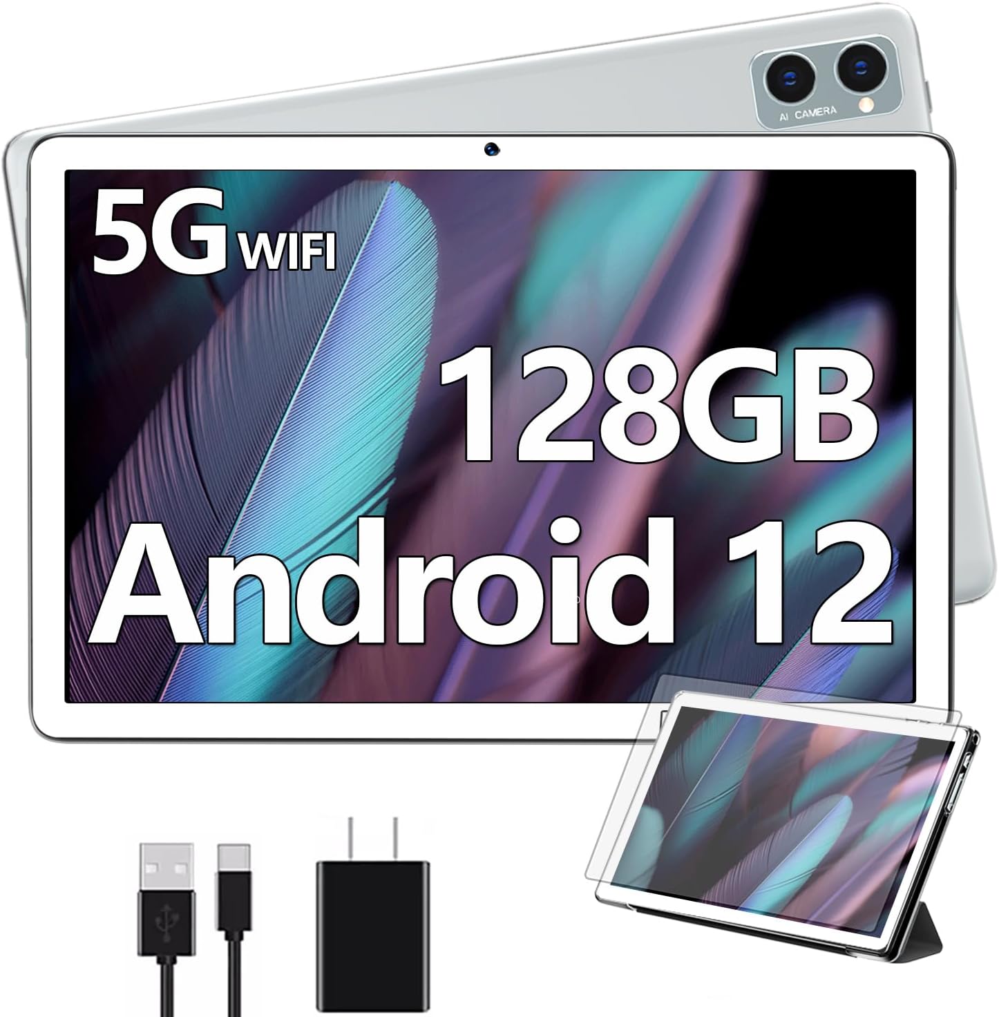 Amazon.co.jp: QUKENK NEW 2IN1 Android 12 WIFI Tablet: 8 core CPU, 10 ...