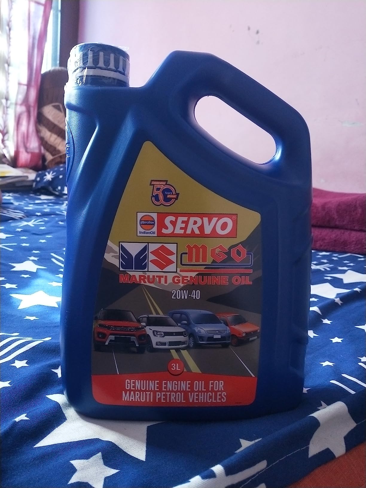 SERVO MGO Engine Oil for Maruti Vehicles- 3L, 20W-40 : Amazon.in: Car ...