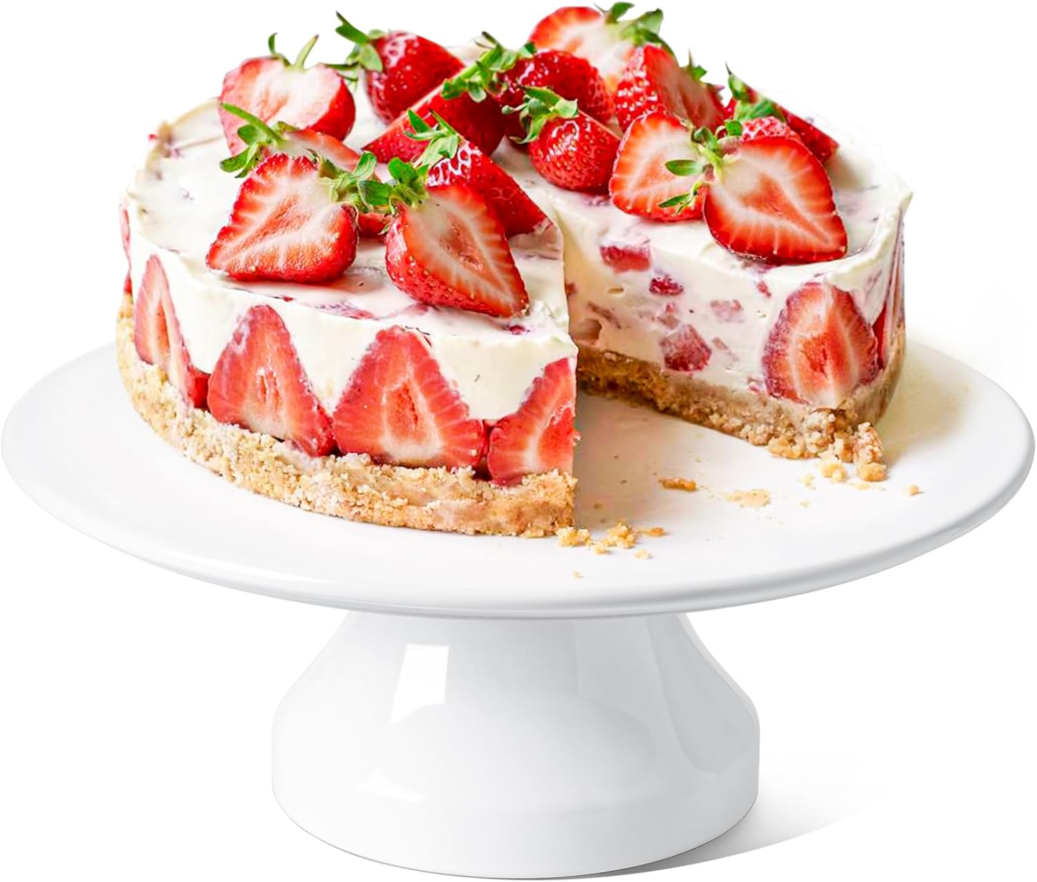 Amazon.com | LE TAUCI 12 Inch Cake Stand, Ceramic Cake Stands for Party ...