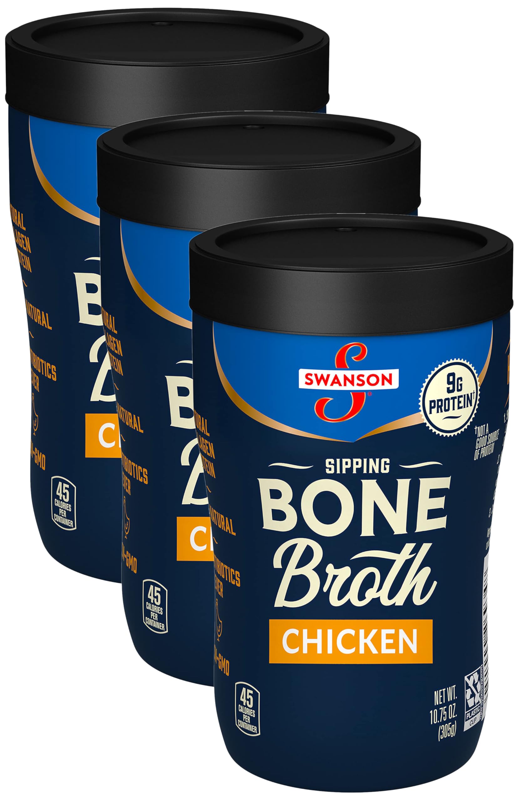 Amazon.com: Swanson Sipping Bone Broth, Chicken Bone Broth, 10.75 Ounce ...