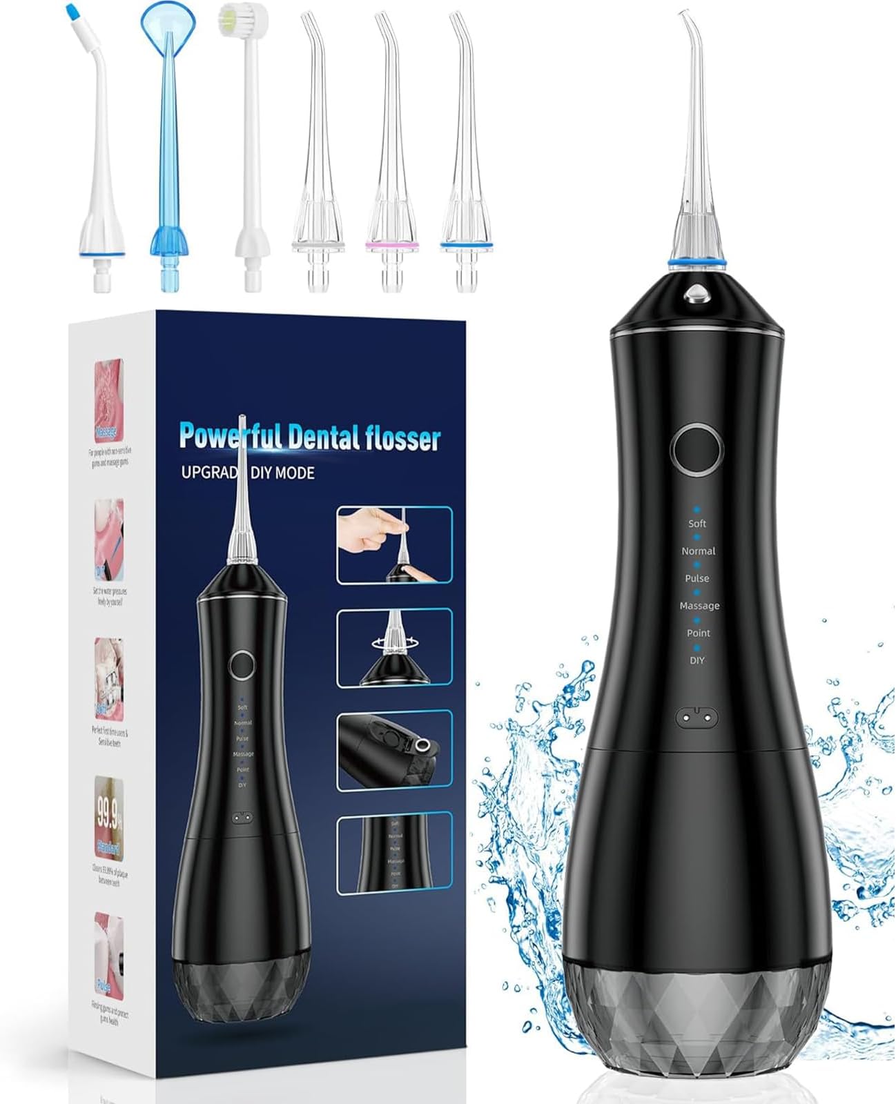 Amazon.com: YPingk Water Flossers for Teeth-Portable Water Teeth ...