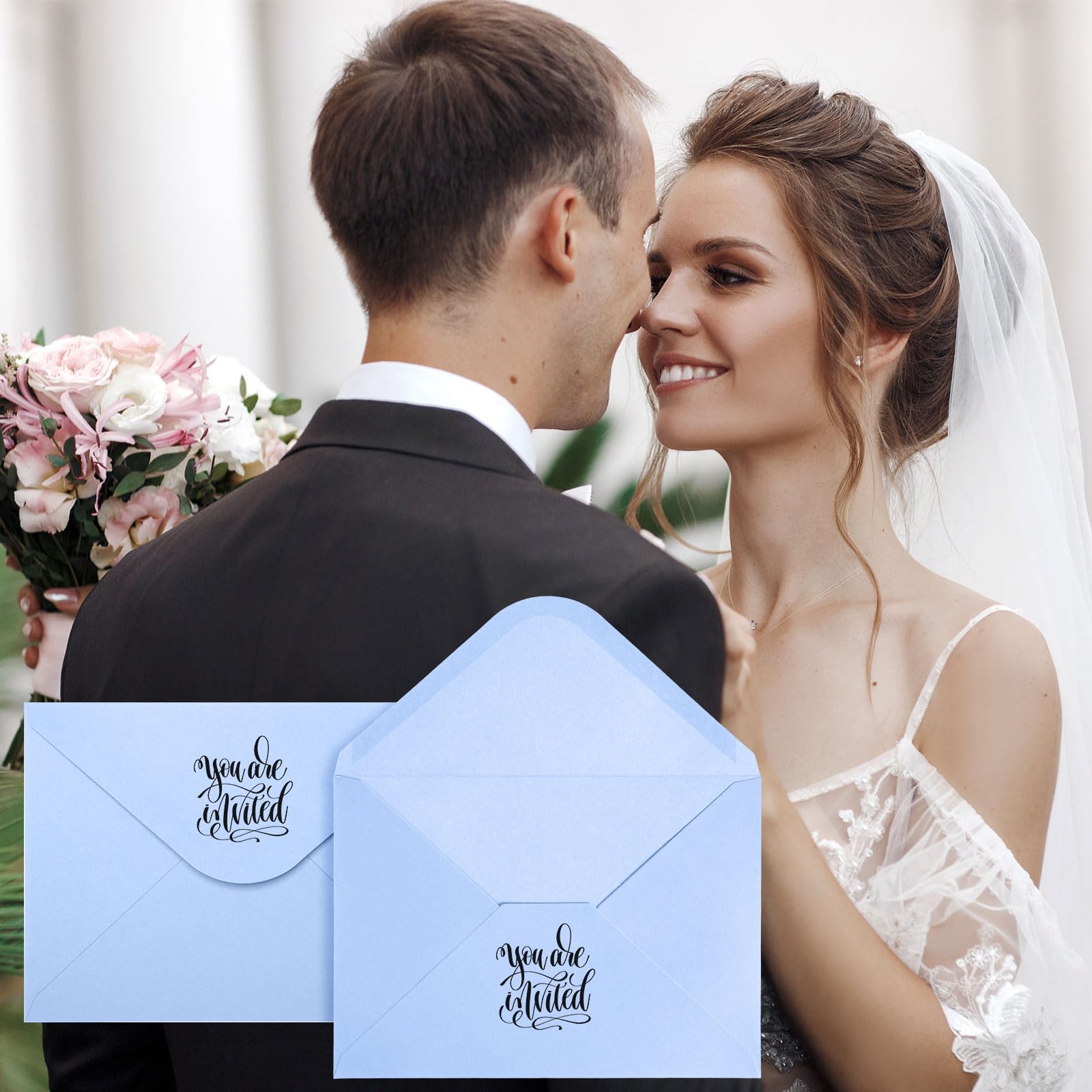 Snapklik.com : Jutom 250 Pcs A7 Wedding Gift Cards 5x7 Envelopes V Flap ...