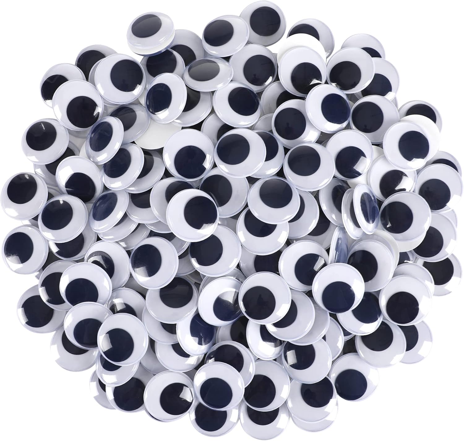 Amazon.com: 200 Pieces Wiggle Eyes, FEBSNOW Googly Eyes Self Adhesive ...