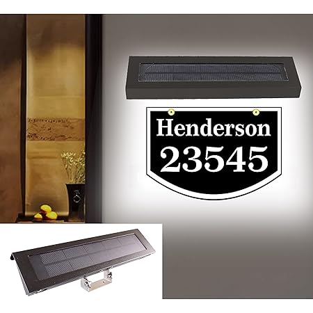 Solar Lights Outdoor for House Numbers - Outdoor Solar Light for ...
