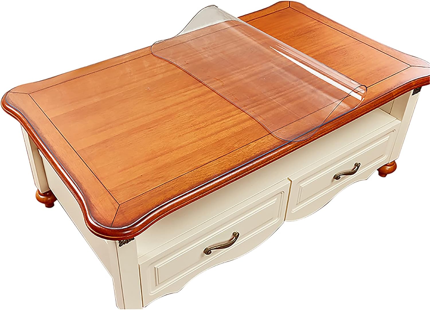 Amazon.com: ZXCVASDF Clear Table Cover Protector, 2mm Thick Upgraded ...