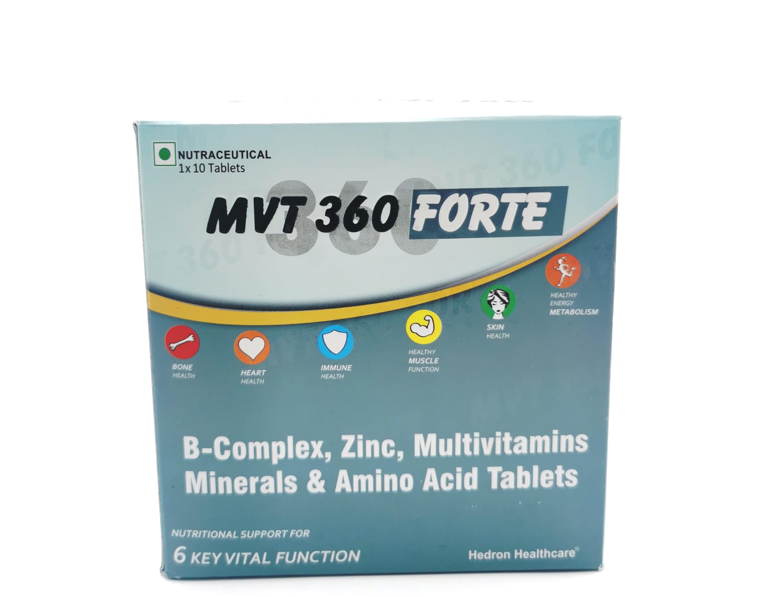 MVT 360 FORTE TABLETS PACK OF (3) STRIPS : Amazon.in: Health & Personal ...