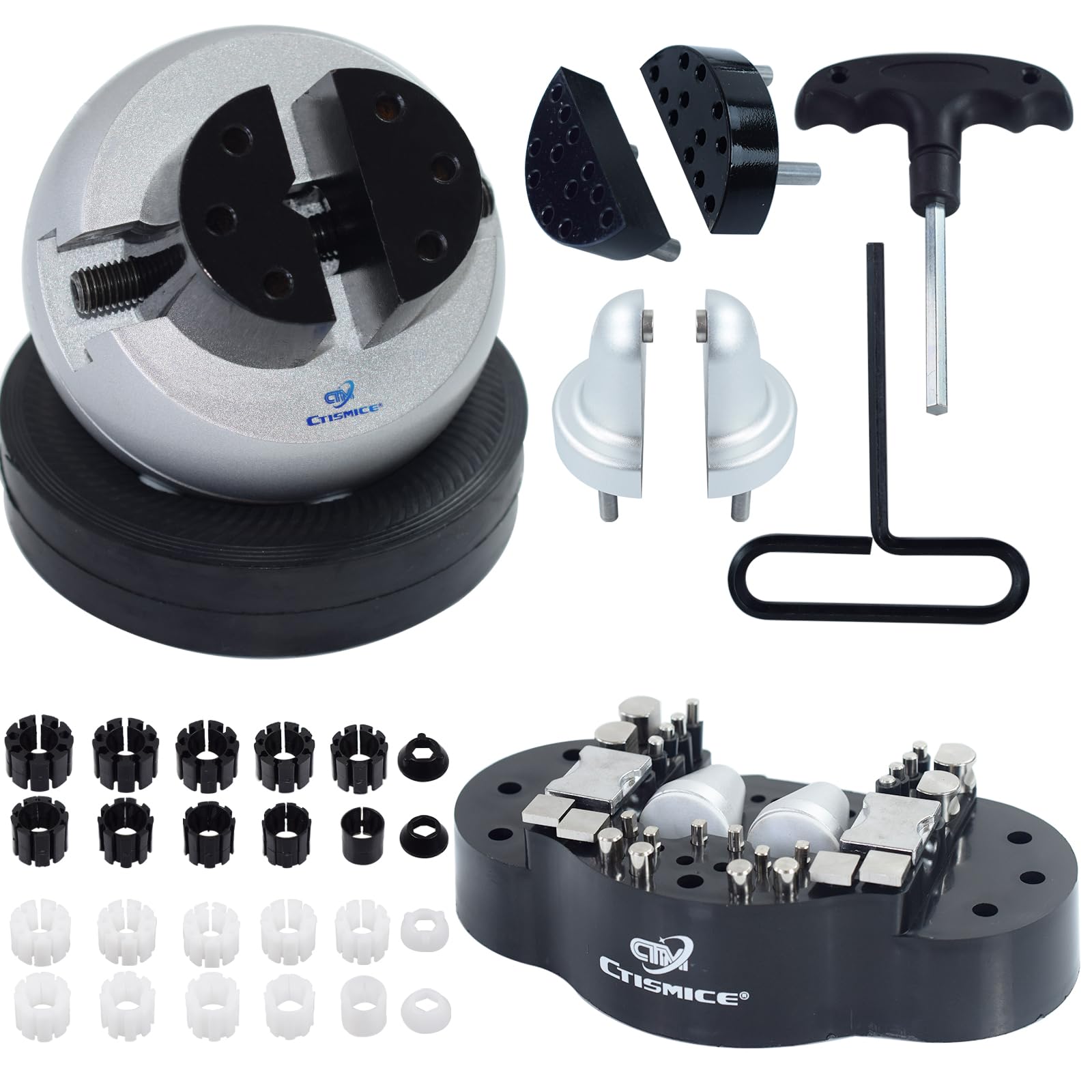 Amazon.com: CTISMICE 5 Inch Ball Vise, Engraving Block Setting Tool ...