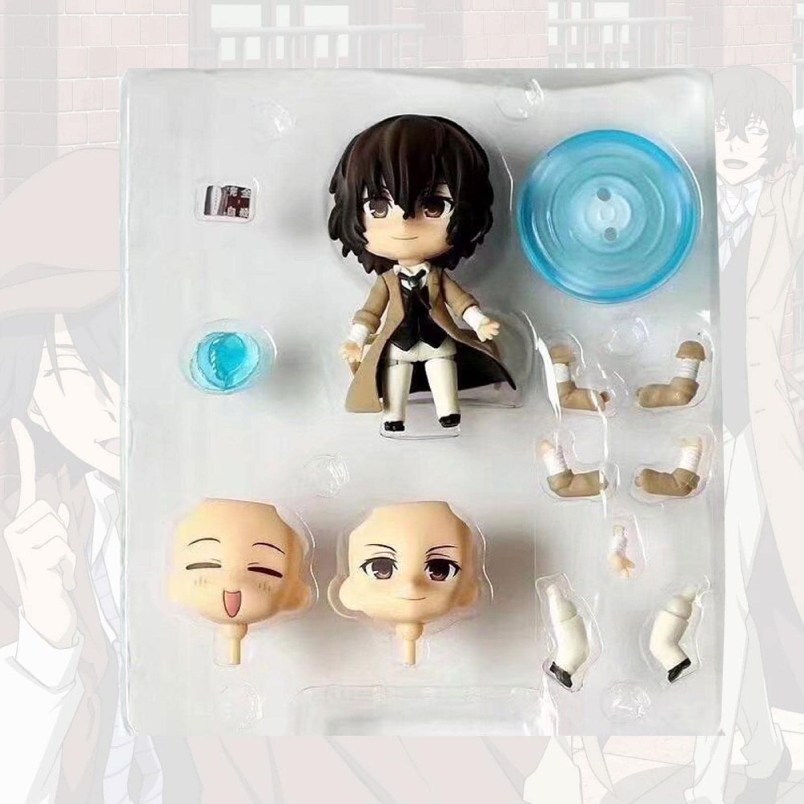Buy Decaw Osamu Dazai Nendoroid Anime Figure Cute Q Version Handsome ...