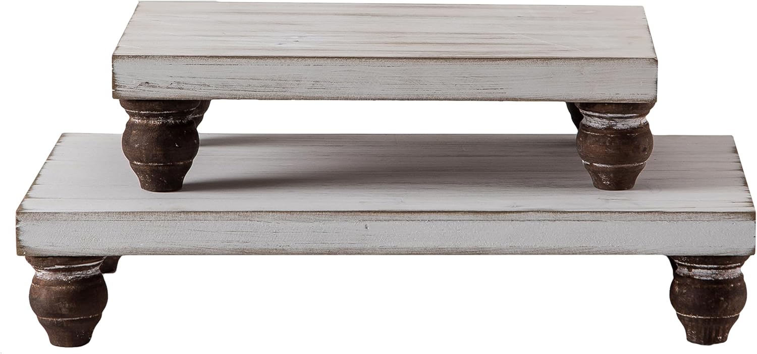 Amazon.com: SOFE Rectangular Wood Risers for Display Decorative ...