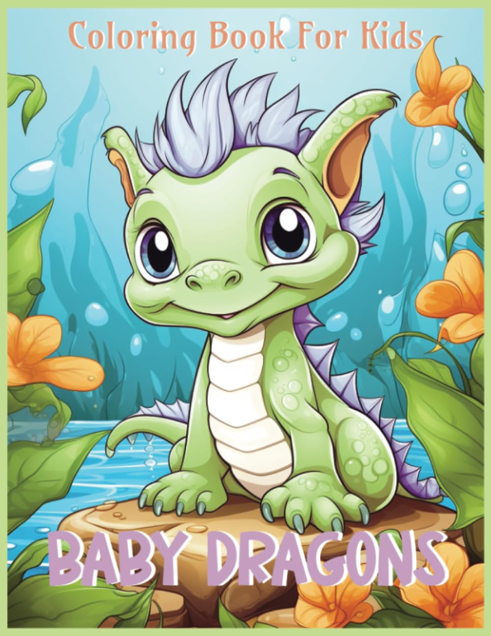 Baby Dragons: Coloring Book For Kids: Publishing, Beautiful Bees ...