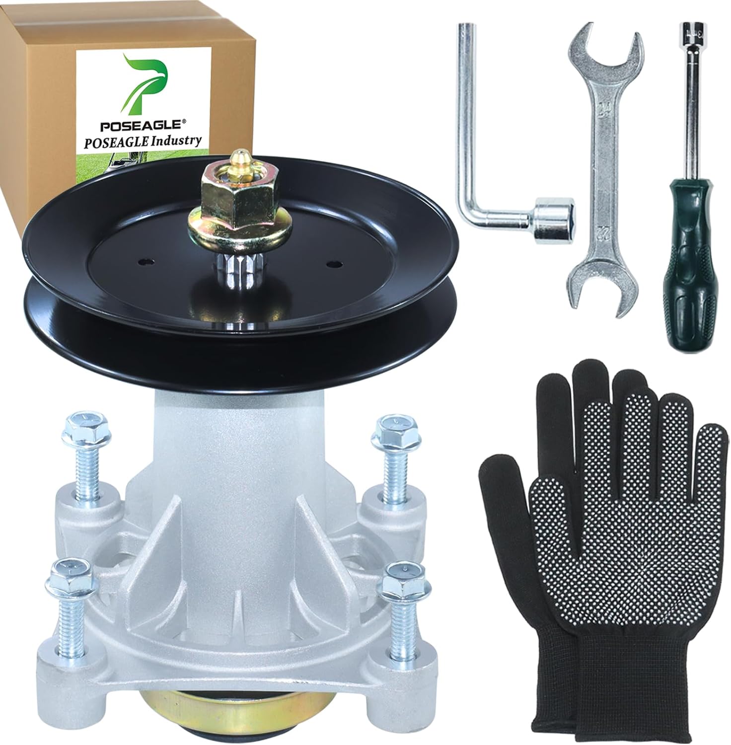 Amazon.com : POSEAGLE Pre-Greased 587819701 Spindle Assembly Kit with ...