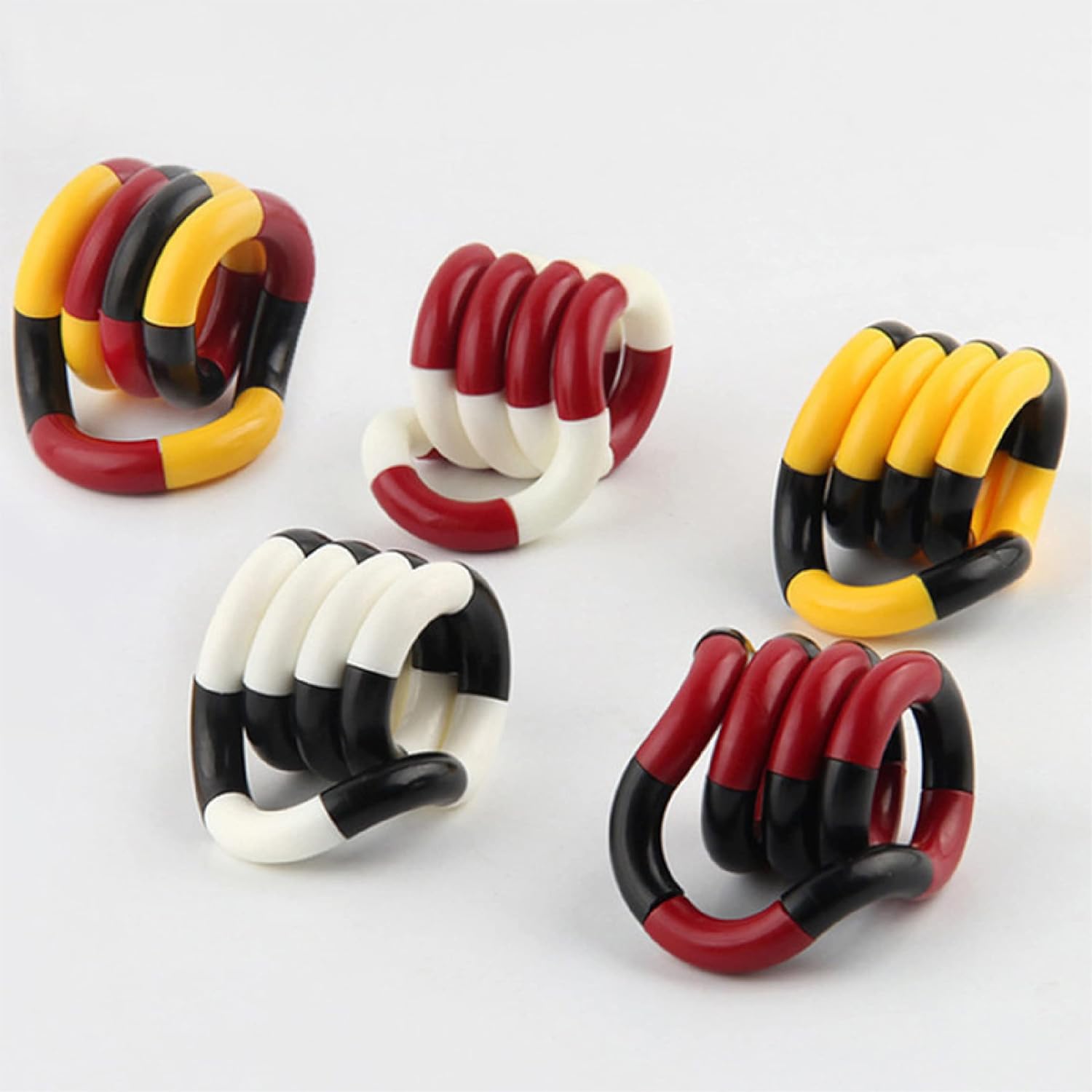 WeddHuis Pack of 5 Tangle Fidget Toys - Twister Sensory Toys for Autism ...