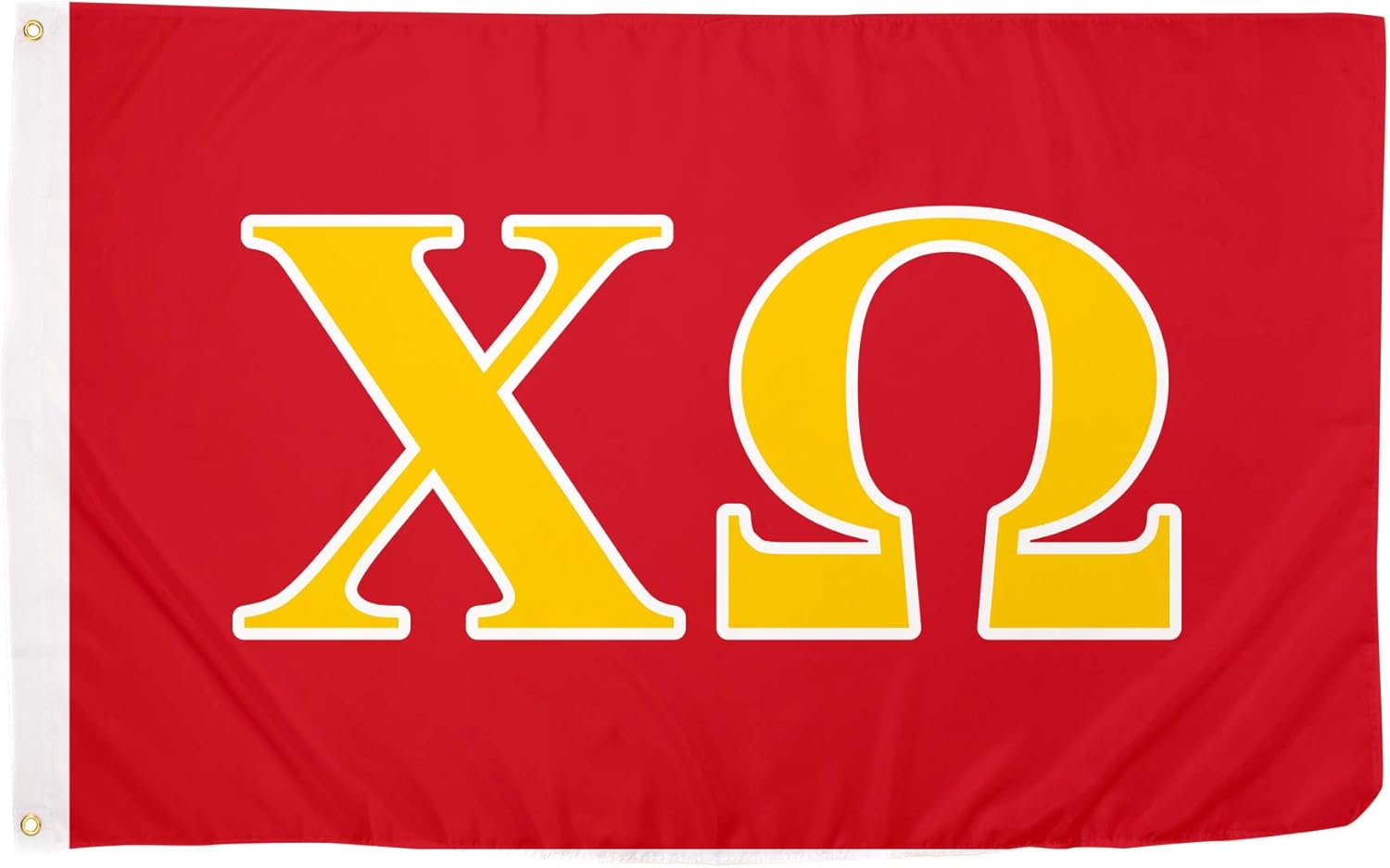 Amazon.com: Chi Omega Letter Sorority Flag Greek Letter Use as a Banner ...
