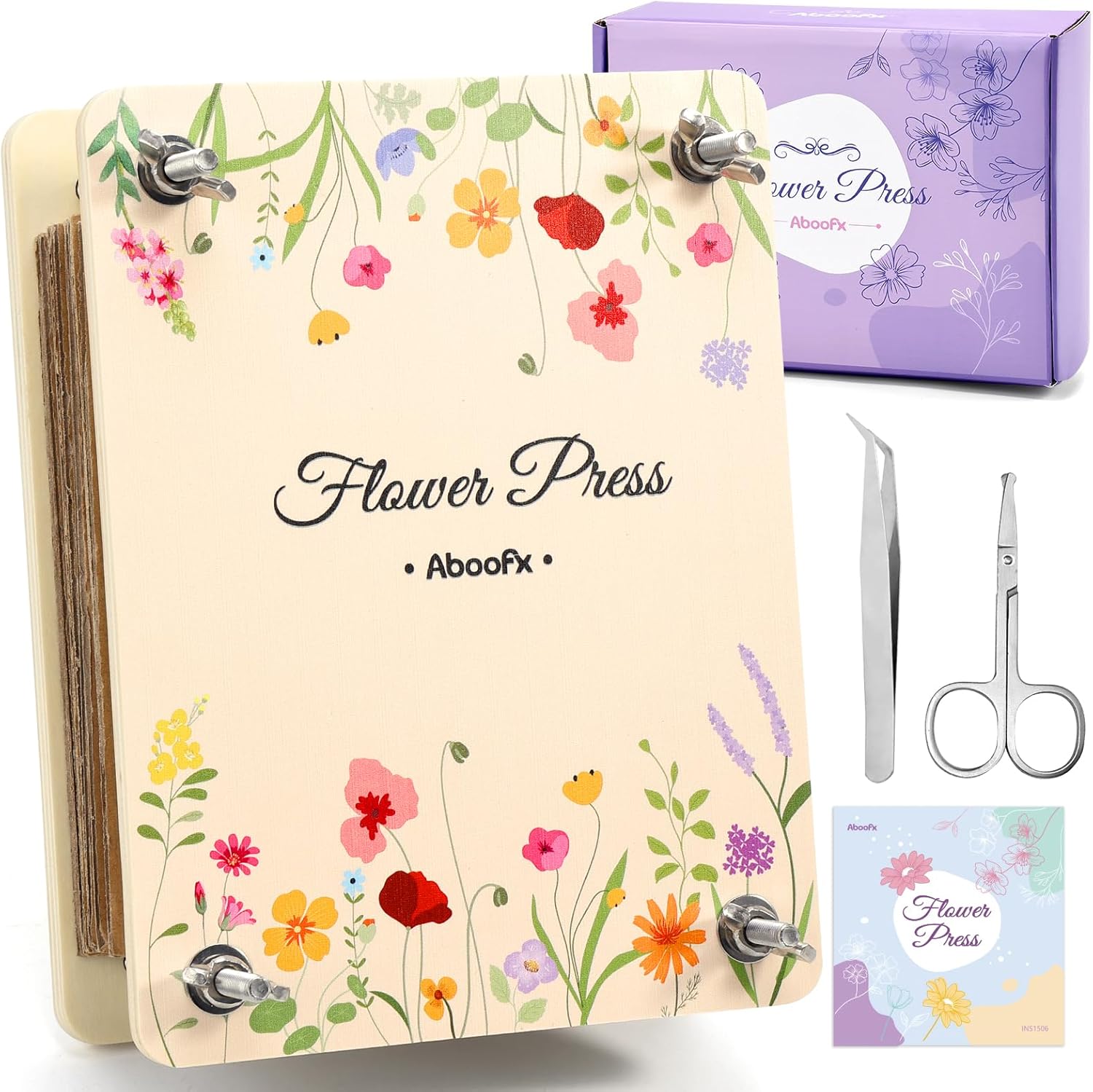 Amazon.com: Aboofx Flower Press Kit, Craft Kits 8.6"x6.5" 8 Layers ...