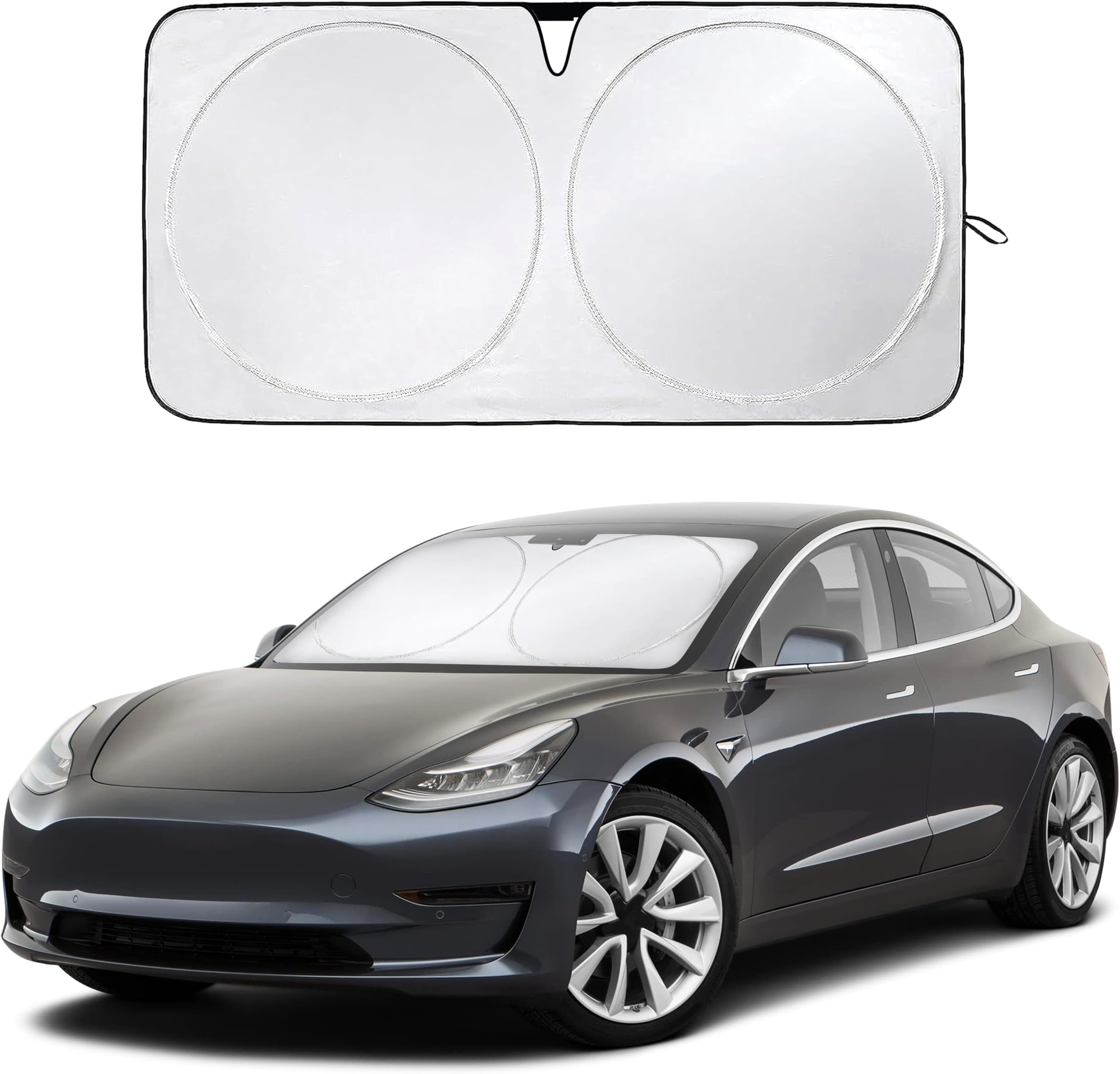 Amazon.com: Econour Tesla Windshield Sun Shade for Model 3 and Y ...
