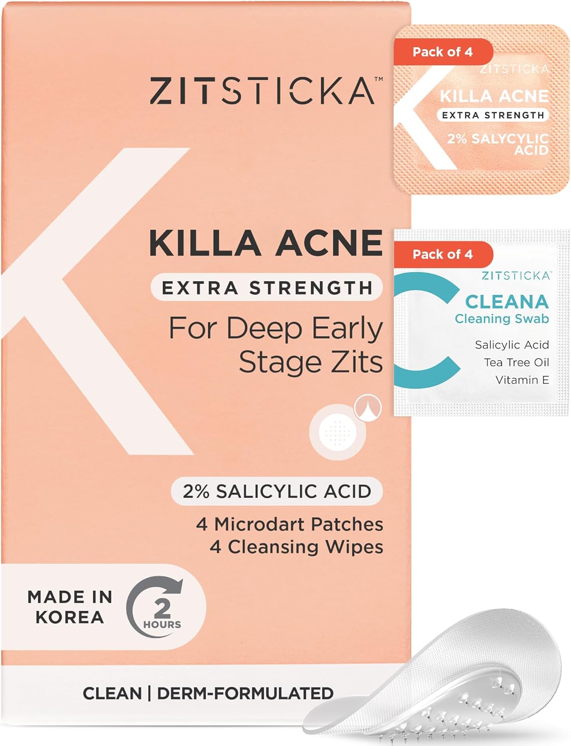 ZitSticka Extra Strength Killa Acne Patches for Face - World's Most ...