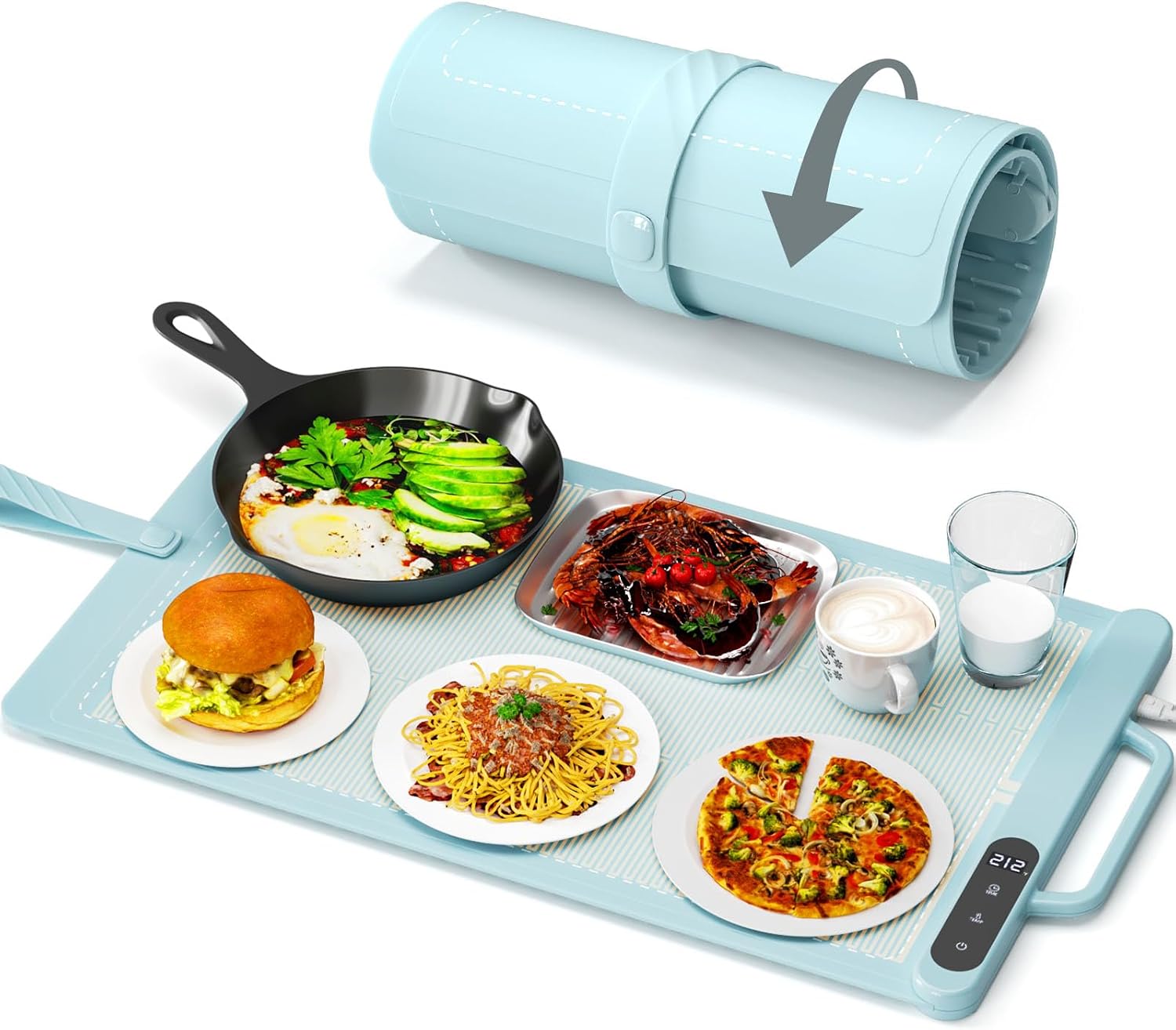 Amazon.com : Warming Mat for Food, Food Warmer Mat for Countertop ...