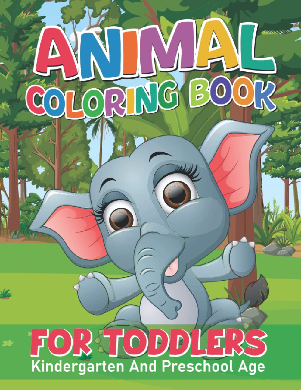 Animal Coloring Book For Toddlers (Kindergarten And Preschool Age ...