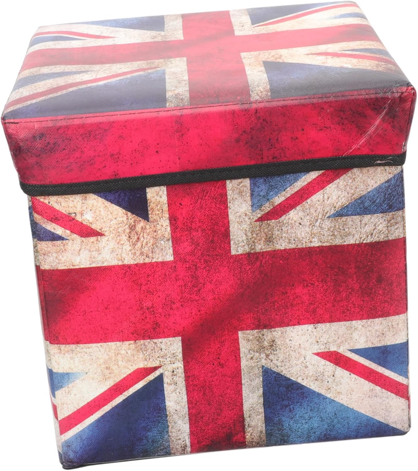 Veemoon Vintage Storage Box Chair Vanity Basket Drawers UK Flag Cube ...