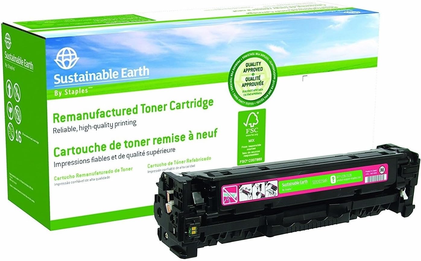 Amazon.com: Sustainable Earth by Staples Remanufactured Toner Cartridge ...