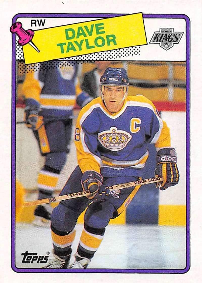 Amazon.com: 1988-89 Topps Hockey #46 Dave Taylor Los Angeles Kings ...