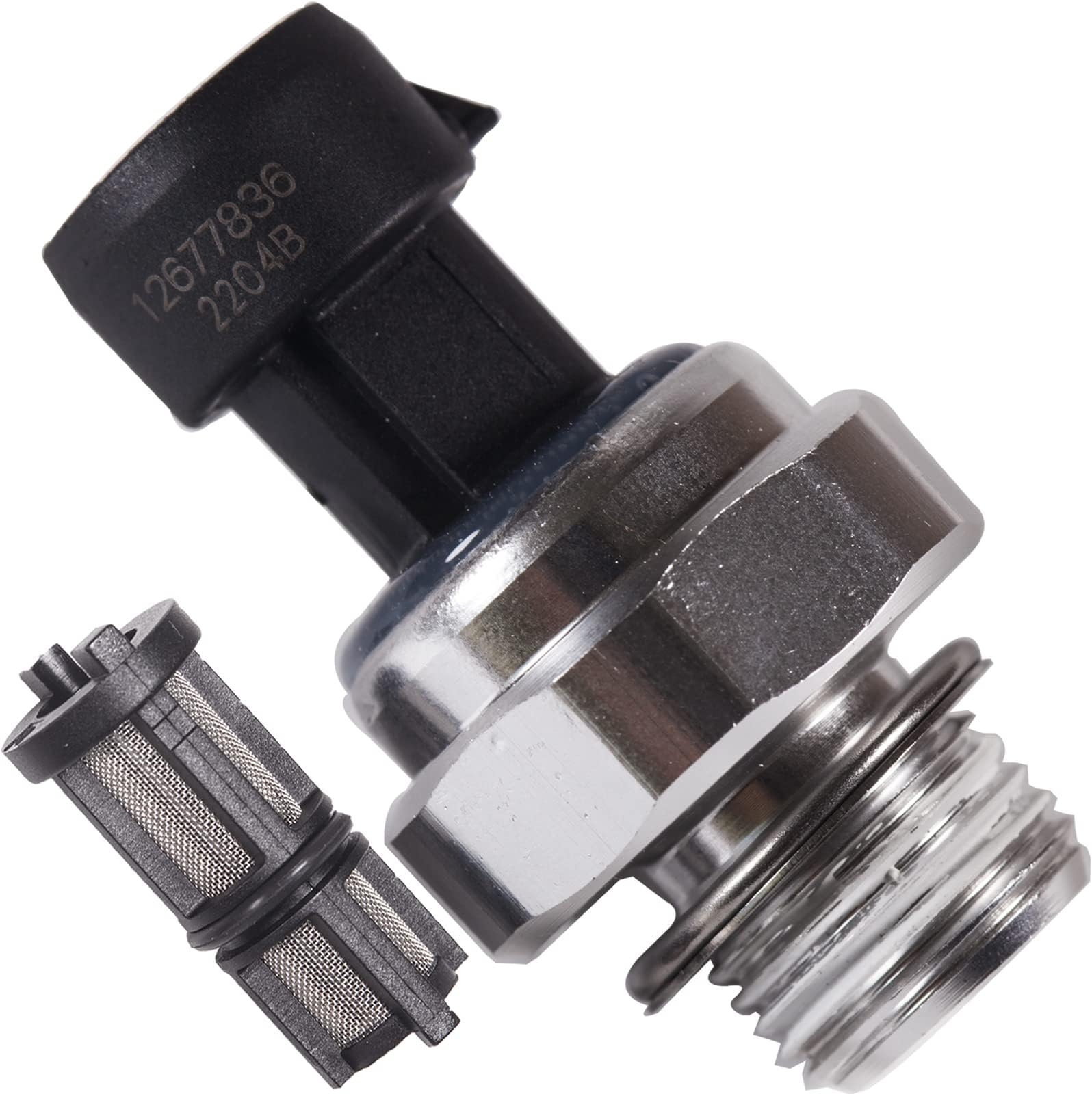 Amazon.com: HIHIAV 12677836 Engine Oil Pressure Sensor with Filter 917 ...