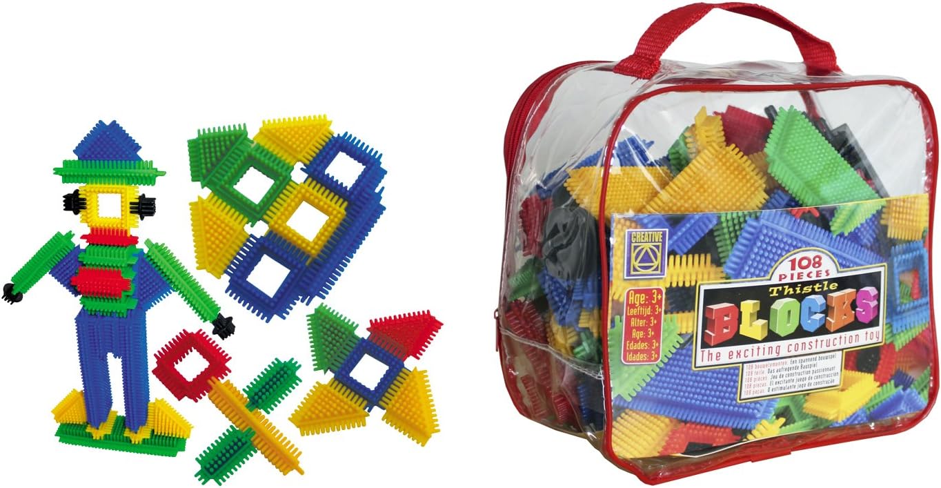 Amazon.com: Thistle Blocks 108 Pieces Bag