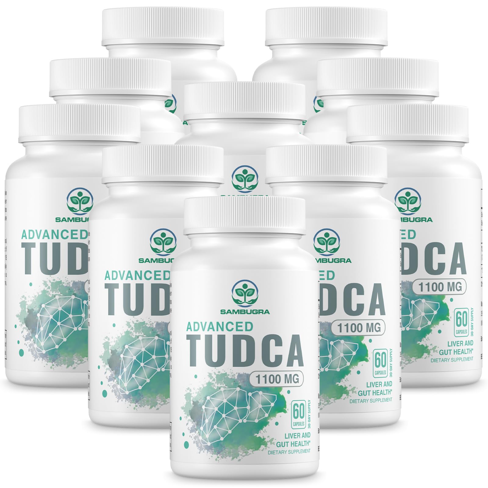 Buy TUDCA Liver Supplements 1100mg, Ultra Strength Bile Salt TUDCA ...