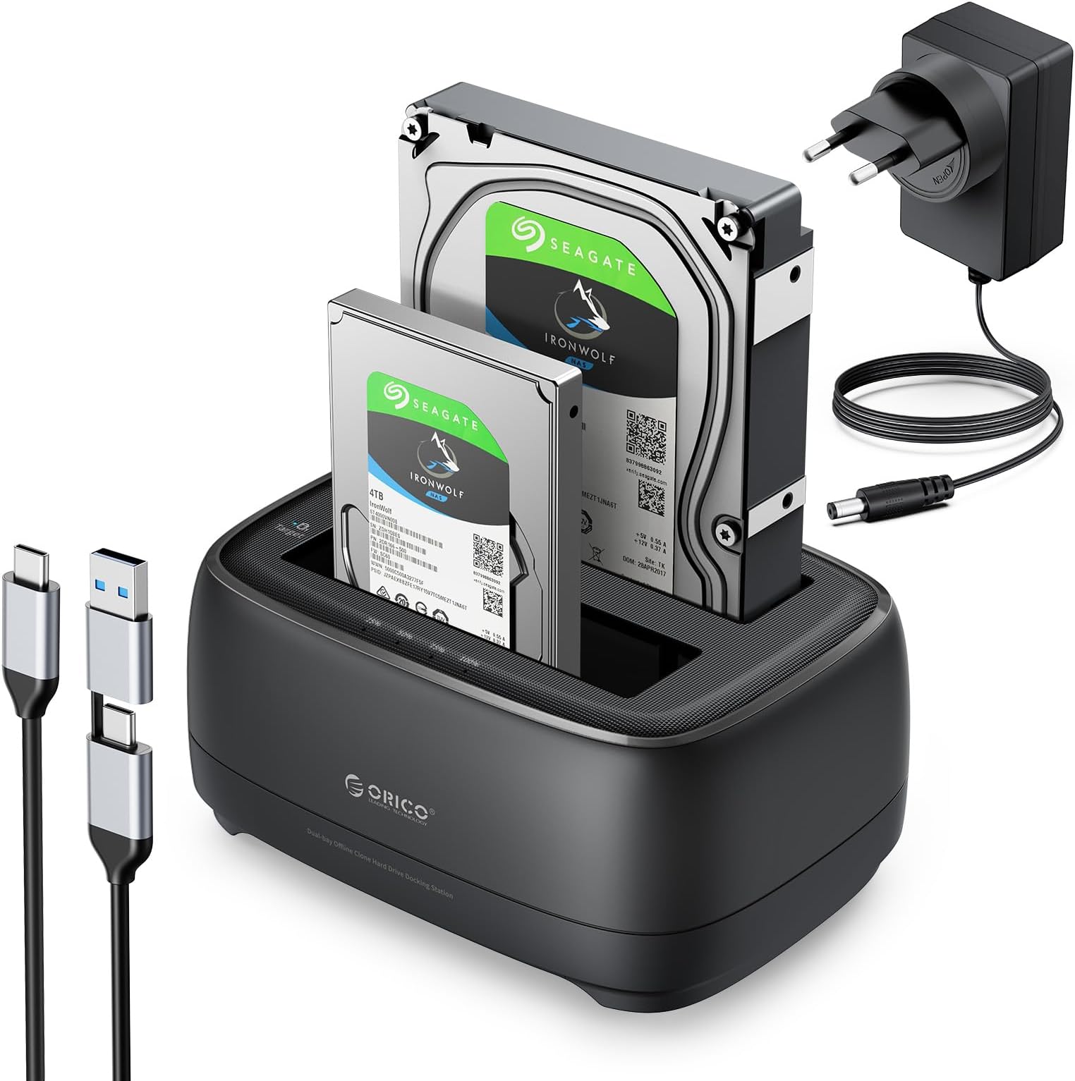ORICO Estación de Acoplamiento de Disco Duro USB 3.2 Gen 1 con Offline ...
