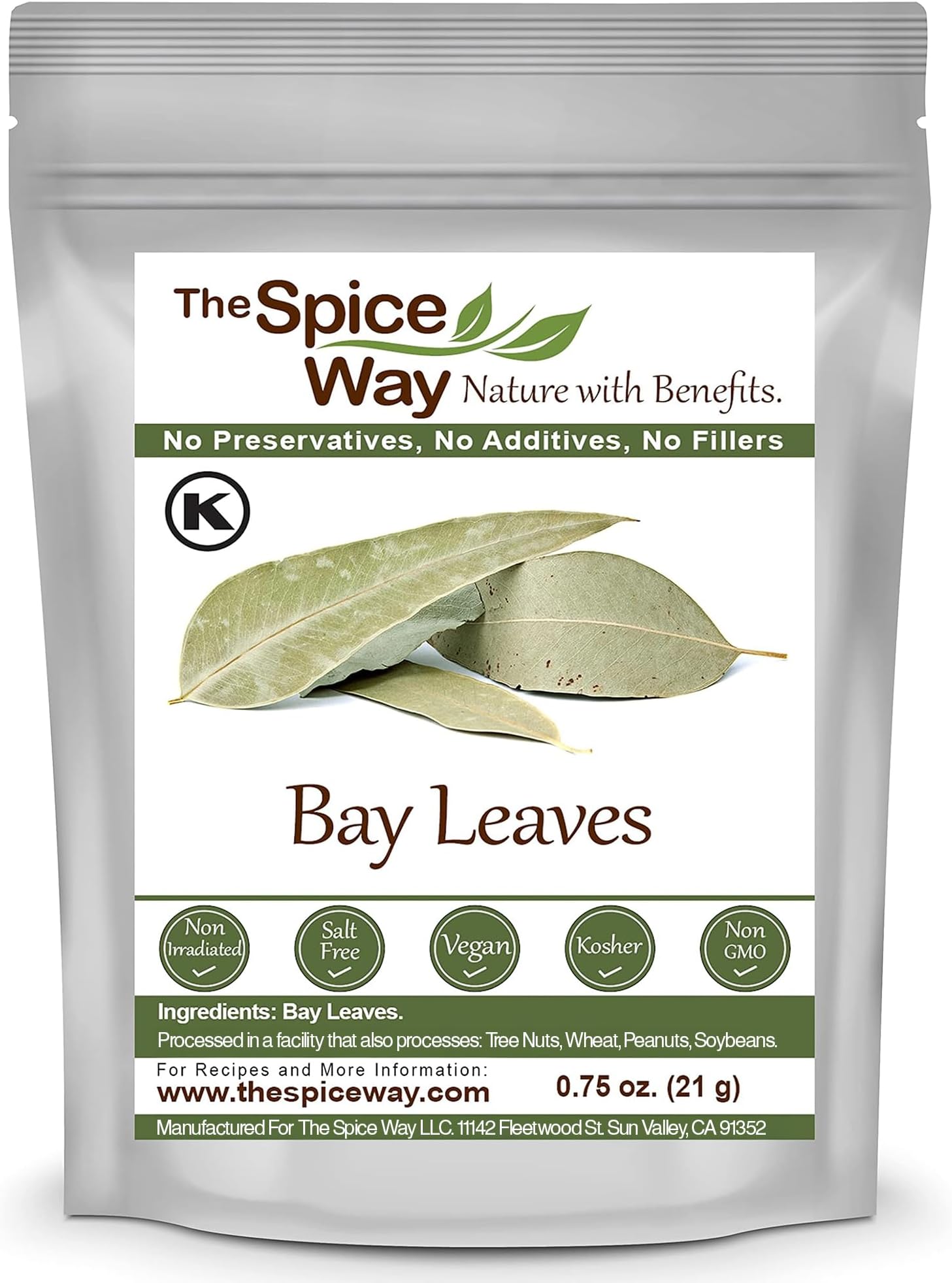 Amazon.com : The Spice Way Bay Leaves - (0.75 oz) Whole bay leaf great ...