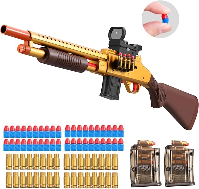 Amazon.com: Kyliandi Pump Shotgun Toy Realistic Barrel Shell ejecting ...