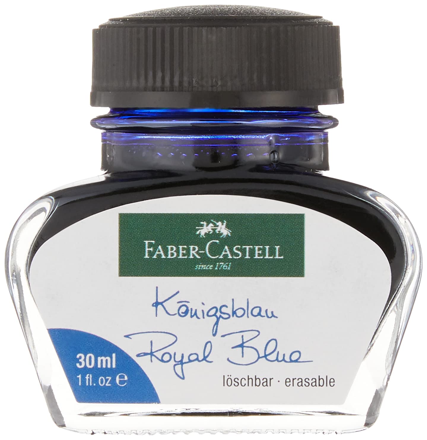 Faber-Castell Erasable Bottled Ink 30ml for Fountain Pen - Royal Blue ...