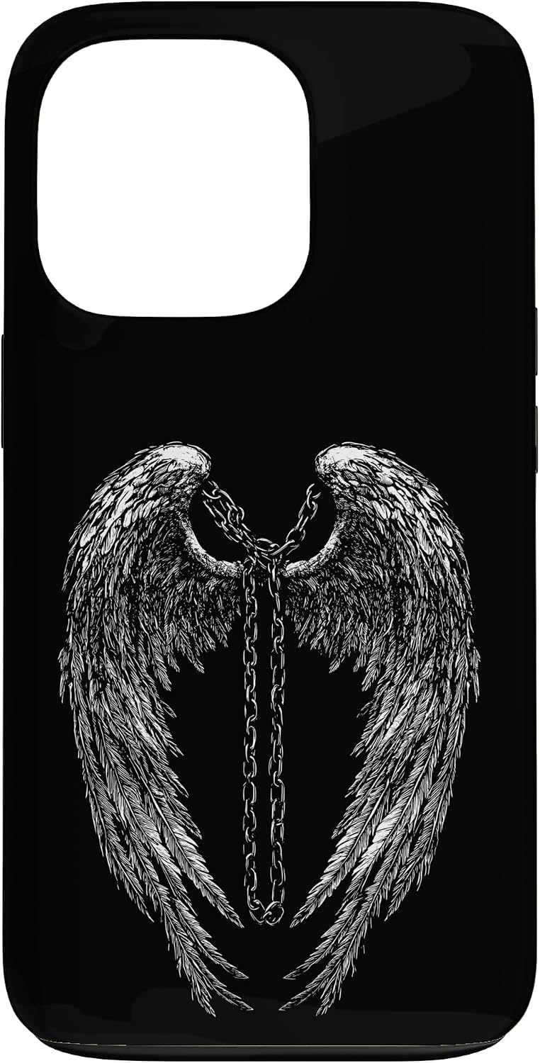 Amazon.com: Grunge Chained Angel Wings Gothic Edgy Emo Case for iPhone ...