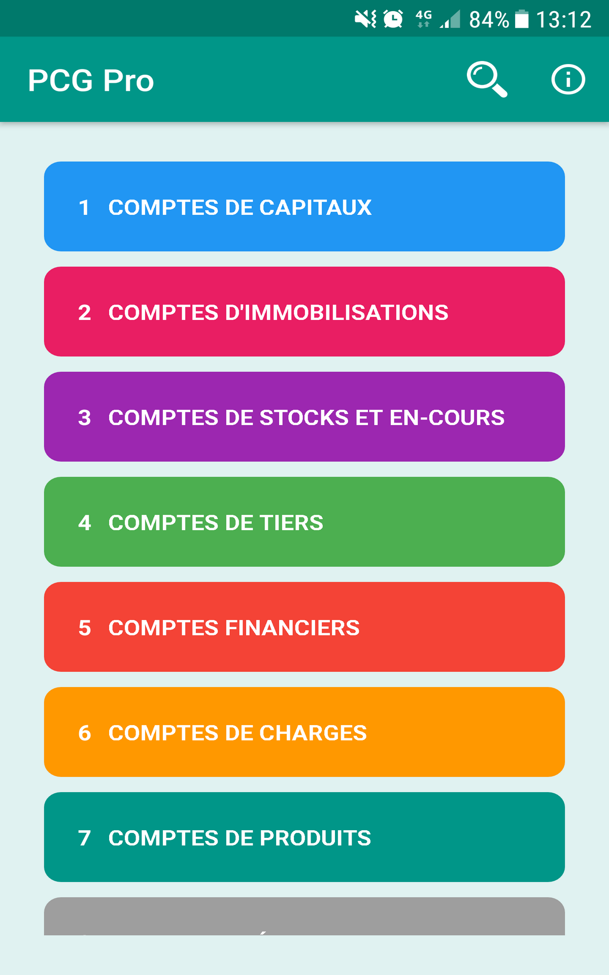 PCG - Plan Comptable Général Français - Application sur Amazon Appstore