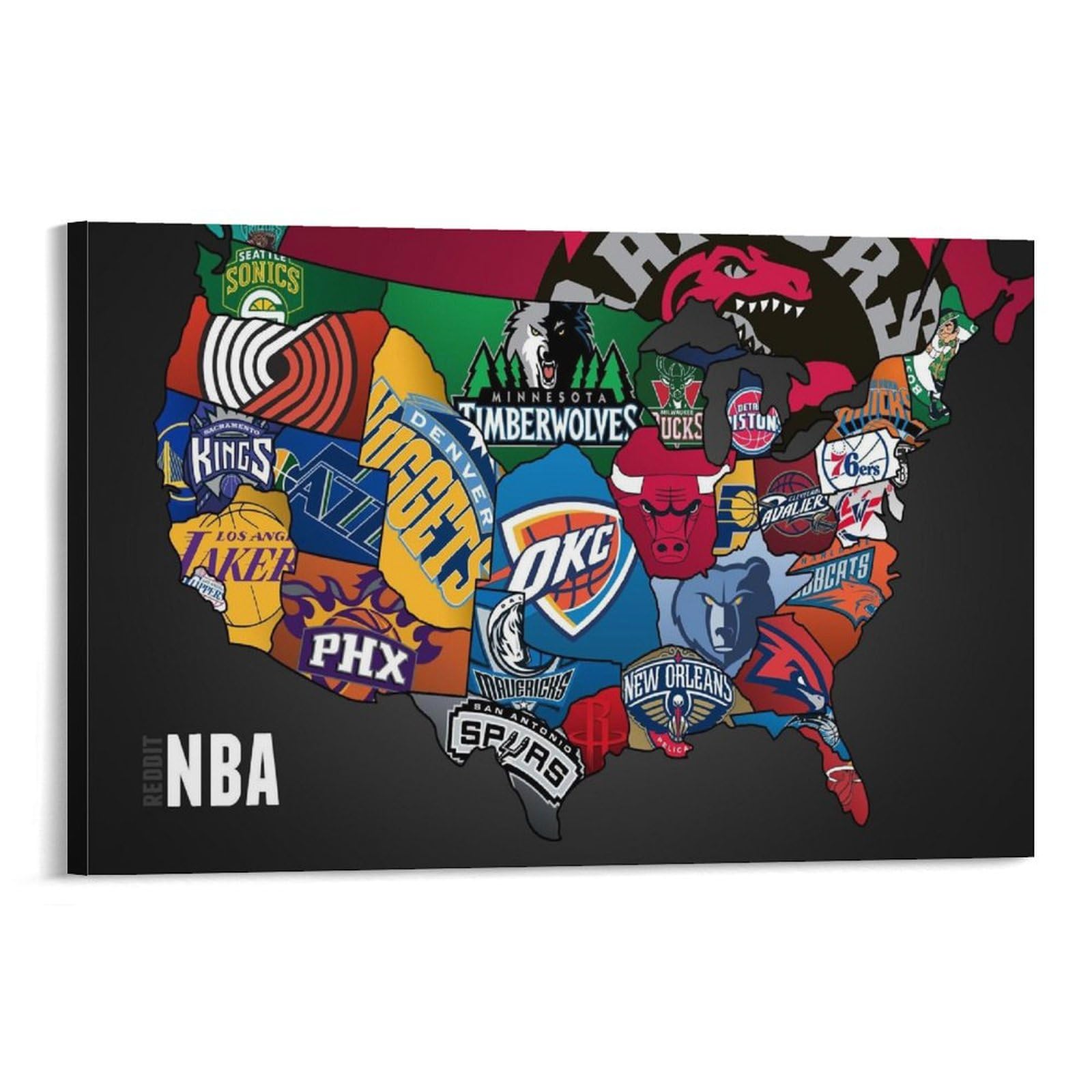Wallpaper Hd Nba Team Map