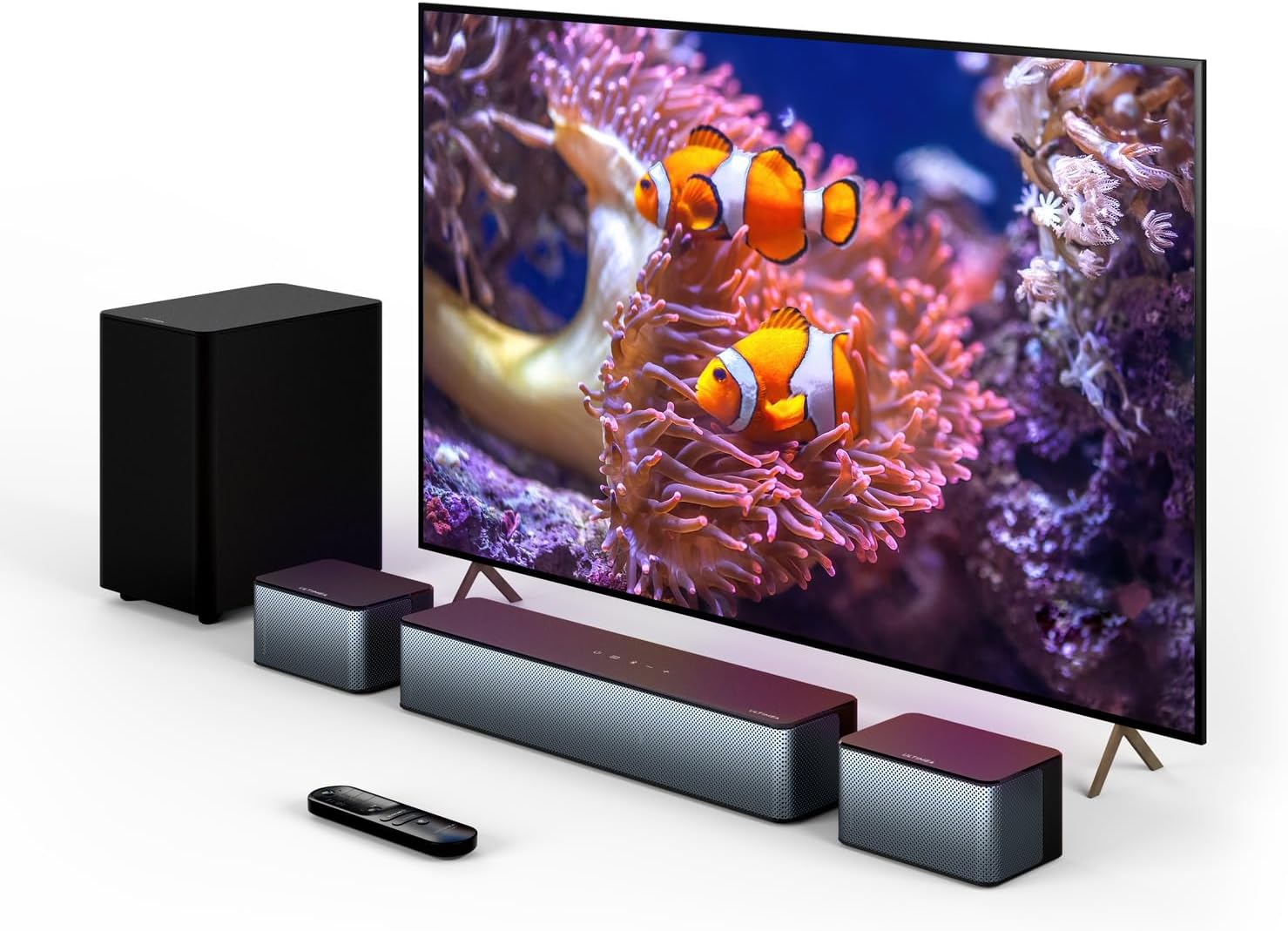 Amazon.com: ULTIMEA 5.1 Surround Sound System for TV, Adjustable ...