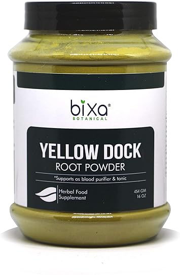 Yellow Dock Root Powder – 1 Pound / 16 Oz (Rumex Crispus) Herbal ...