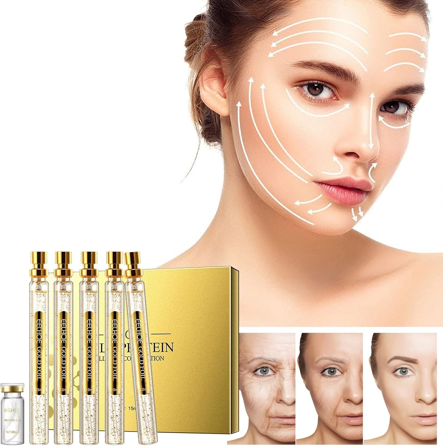 Buy IFOTIME Protein Thread Lift Set Soluble Protein Thread and Nano ...