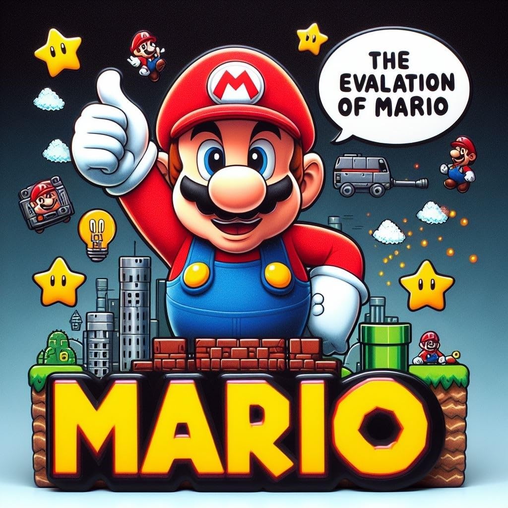 The Evolution of Mario: A Journey through Pixels and Power-ups (English ...