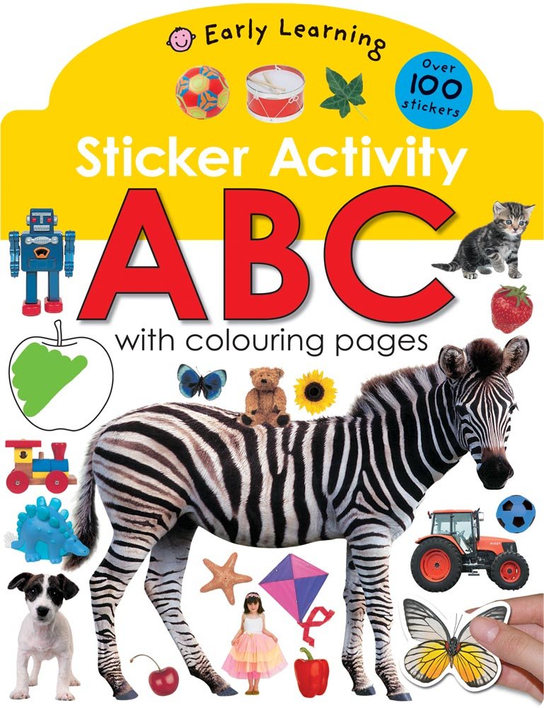 Amazon.co.jp: Happy Baby ABC (Early Learning Sticker Activit) : Priddy ...
