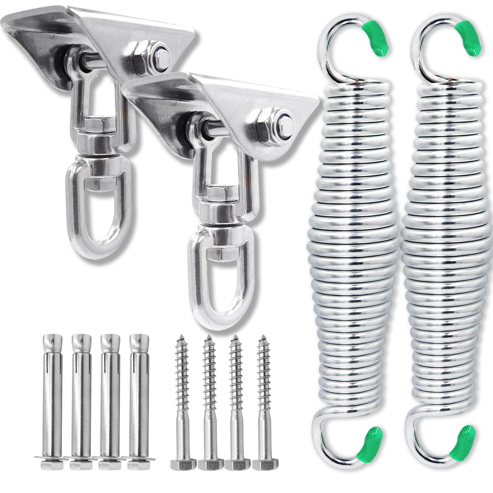 Snapklik.com : Porch Swing Hanging Kit, Load 1600 Lbs, 360 Rotating ...