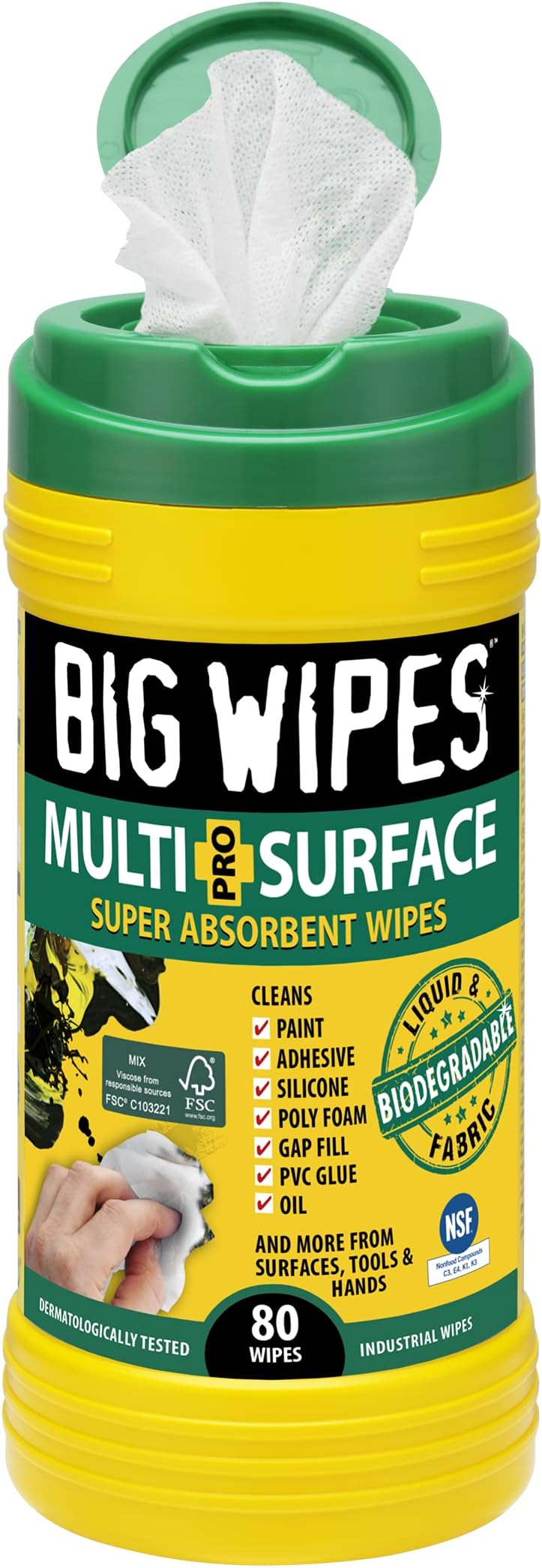 Amazon.com: Pledge Multisurface Wipes, 25 Wipes Per Packs (12 Packs ...