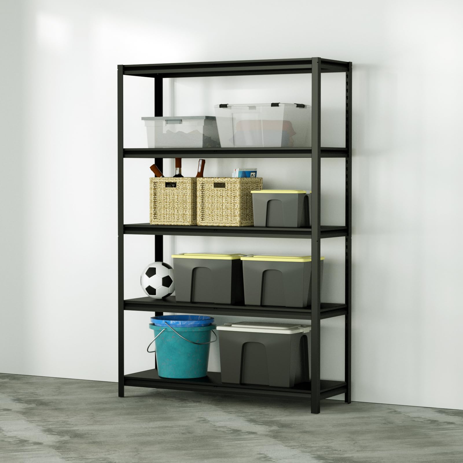 1830H*1200W*460D Full Metal Shelving Units Garage Rack Steel Shelves ...