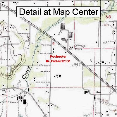 Amazon.com : USGS Topographic Quadrangle Map - Rochester, Washington ...